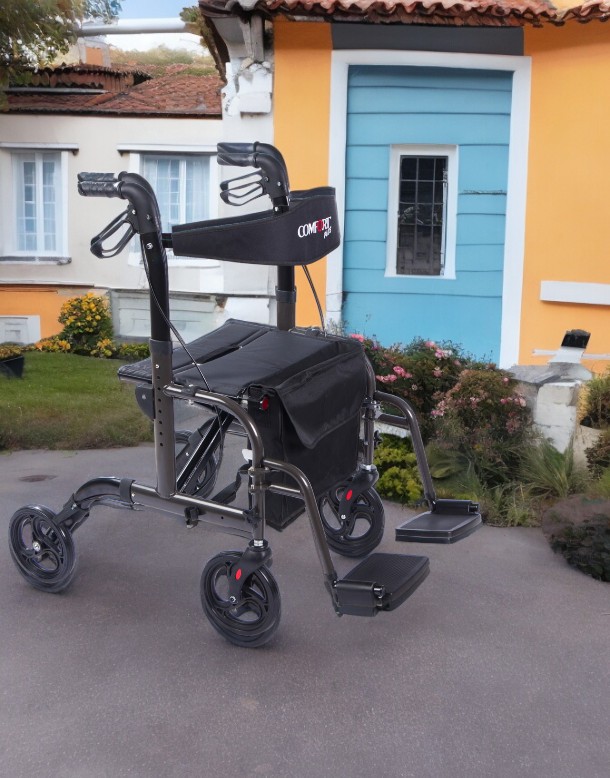 Comfort Plus DM-9124 Lüx Rolatör Yaşlı Yürüteç