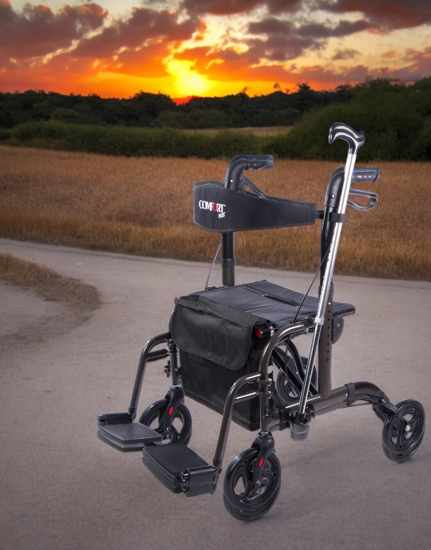 Comfort Plus DM-9124 Lüx Rolatör Yaşlı Yürüteç
