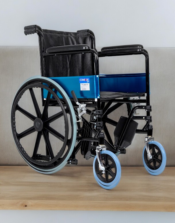 Comfort Plus KY809 Deri Döşeme Standart Tekerlekli Sandalye