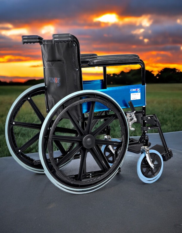 Comfort Plus KY809 Deri Döşeme Standart Tekerlekli Sandalye